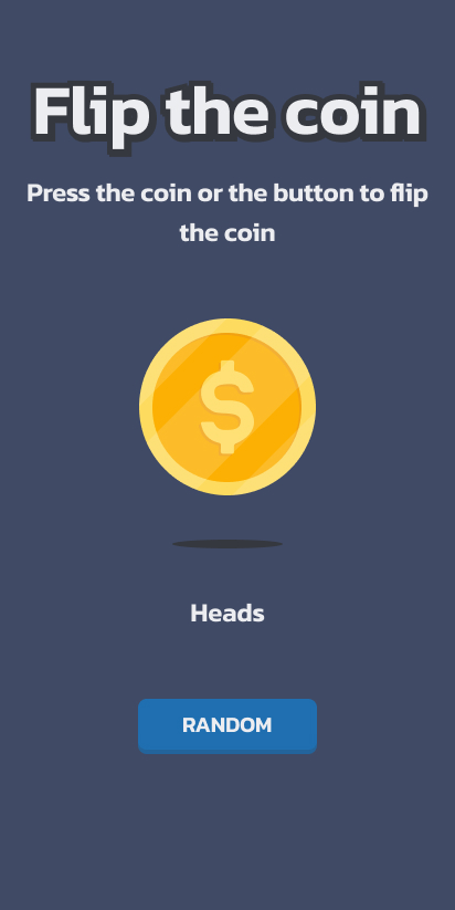 Flip The Coin by John Doe | devChallenges