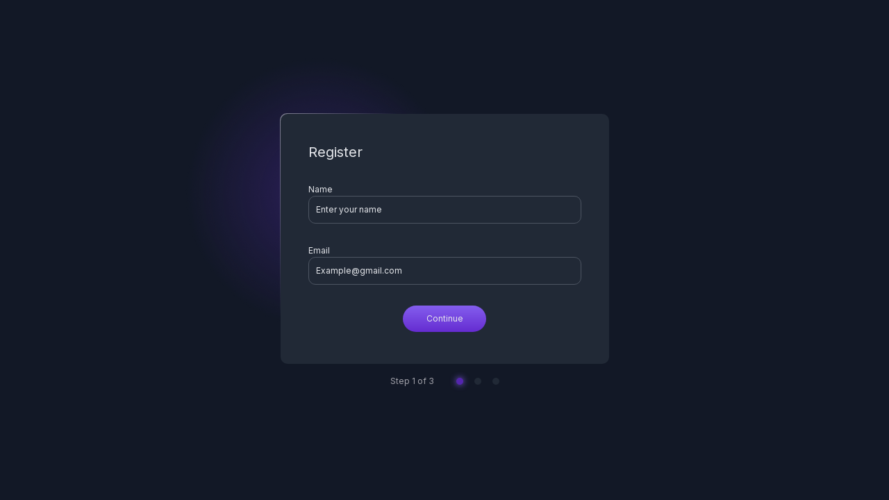 Multi-step Register Form by Arturo | devChallenges Multi-step Register Form by Arturo | devChallenges