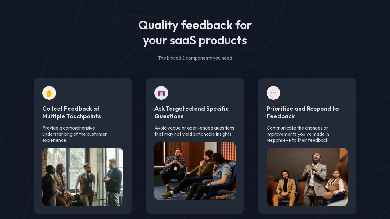 Simple Feature Section By Melike Devchallenges
