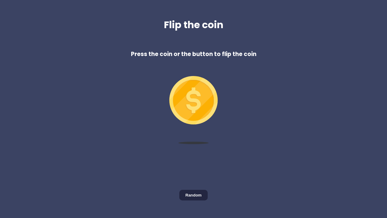 Flip The Coin by Angel Klein | devChallenges