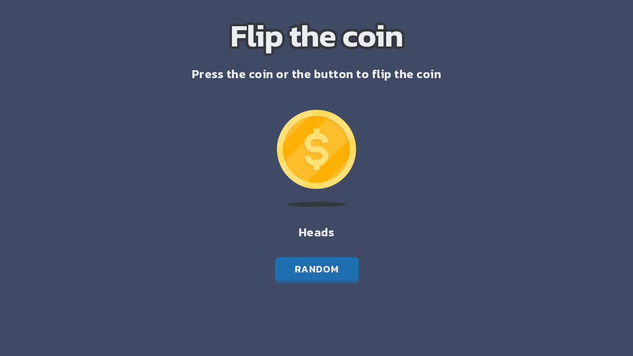 Flip The Coin by Surya | devChallenges