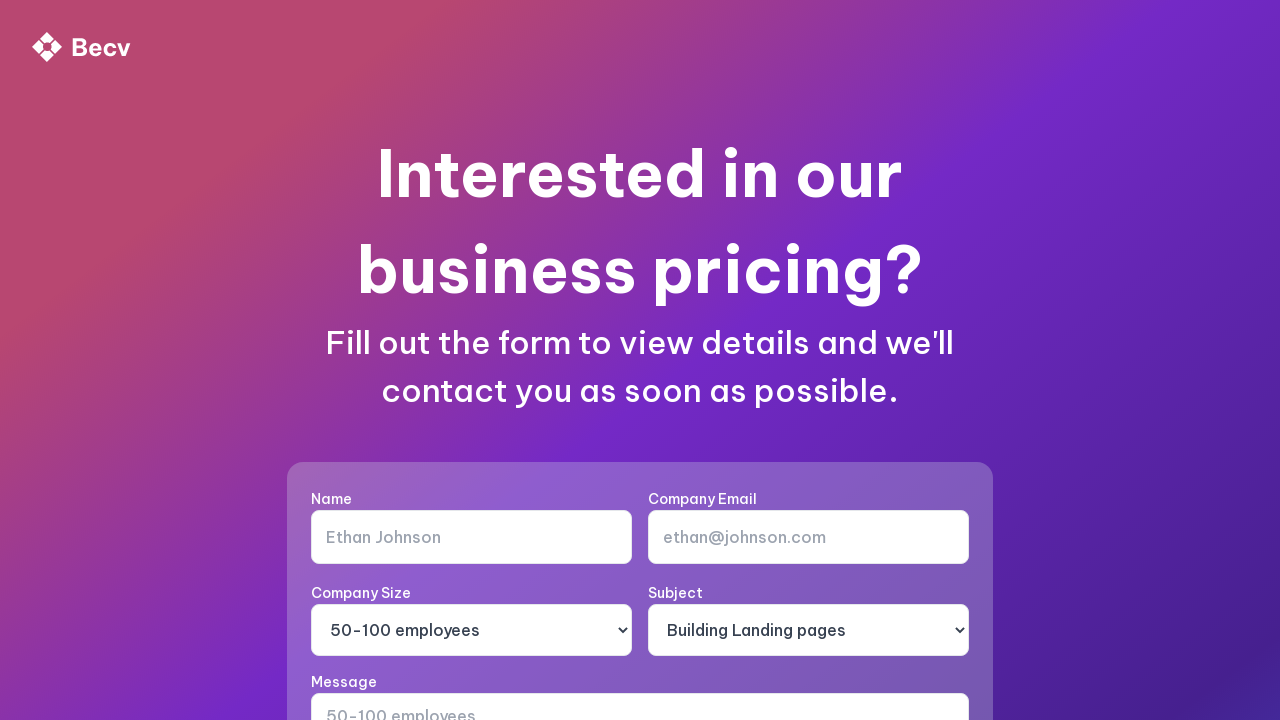Contact Page by Julio Astudillo | devChallenges